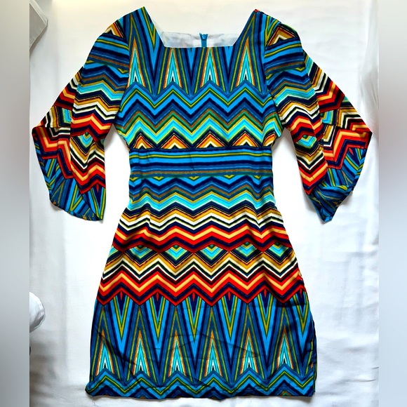 Dresses | Kids Maggie Breen Too Colorful Zigzag Dress | Poshmark